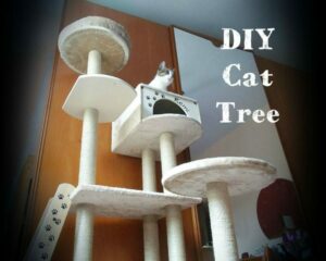 23 DIY Free Cat Tree Plans (Blueprints Included!) - The Goody Pet